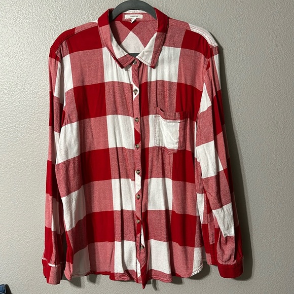 Maurices | Tops | Thin Flannel Button Down | Poshmark